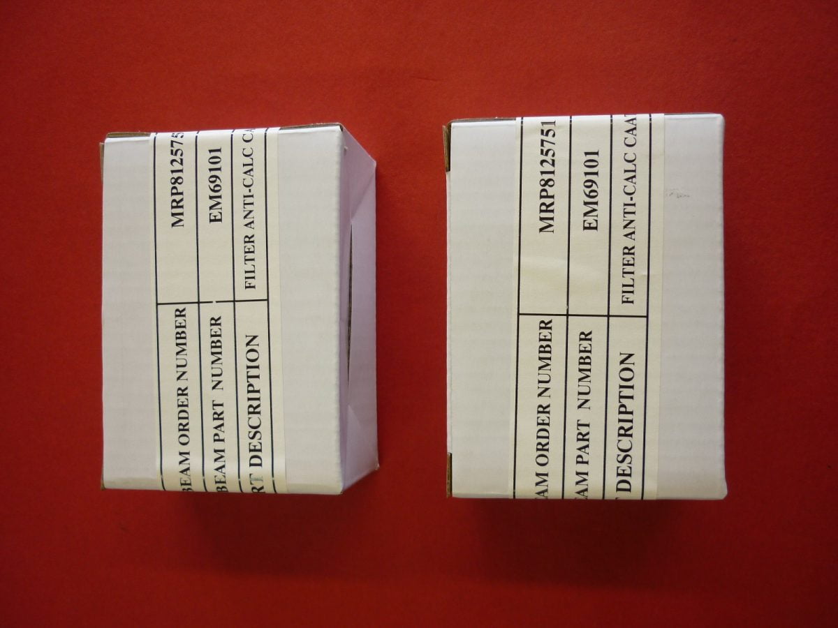 2 x Anti Calc Cartridge, Water Filter for Sunbeam Café Series, Twin ...