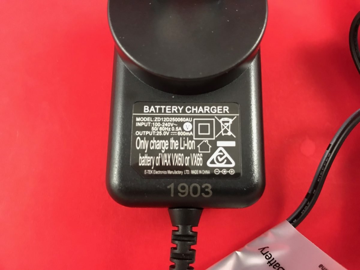 Battery Charger, Adapter, Power Supply for VAX Blade Cordless Hand ...